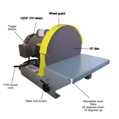 Kalamazoo DS10 10 Inch Industrial Disc Sander