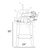 14 Inch Abrasive Saw with Stand - K12-14SS