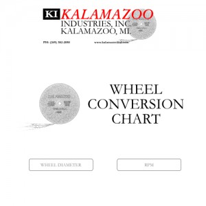 SIMPLE WHEEL CONVERSION CHART IMAGE - Kalamazoo Industries